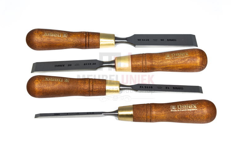 Firmer chisel of timmermansbeitelset van narex